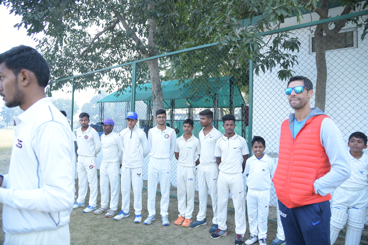 Visit of Ashish Nehra at SJA – Saint John's Academy